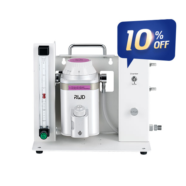 R530 Portable Small Animal Anesthesia Machine - RWD Life Science